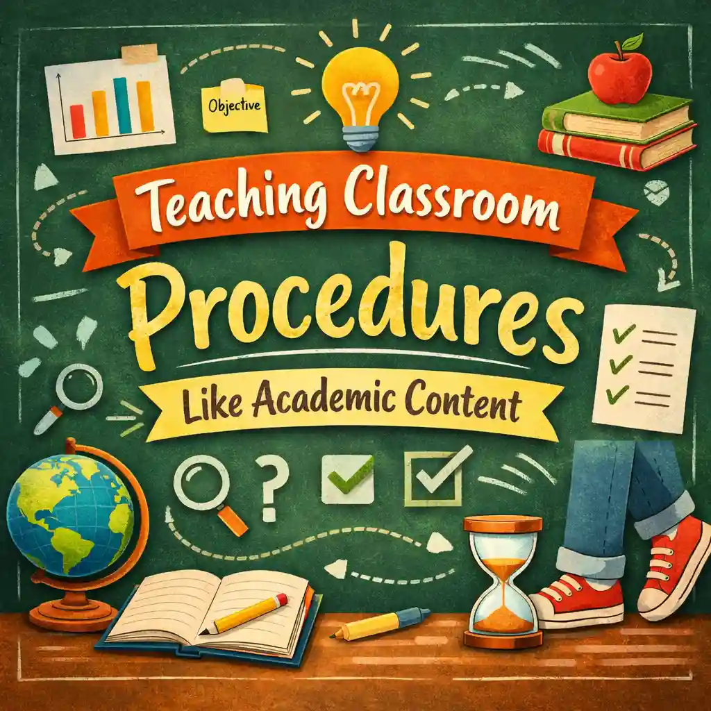 Teaching Classroom Procedures Like Academic Content