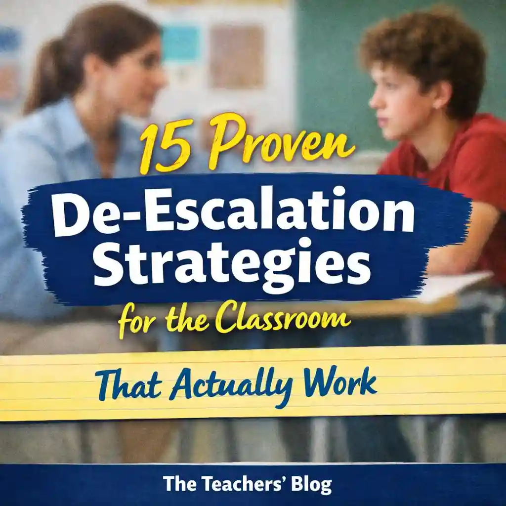15 Incredible De-Escalation Strategies for the Classroom