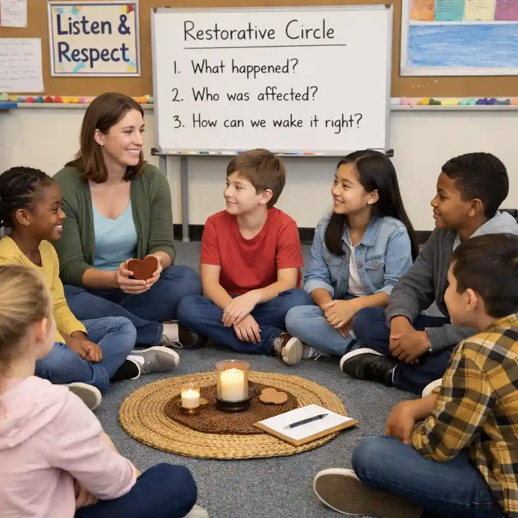 Restorative Circles in the Classroom: Reflection and Repair